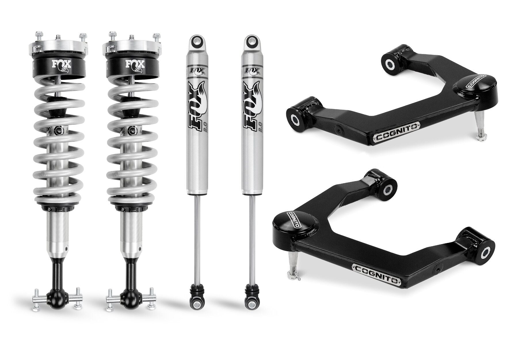Cognito - 1-Inch Performance Ball Joint Leveling Kit With Fox PS Coilo ...