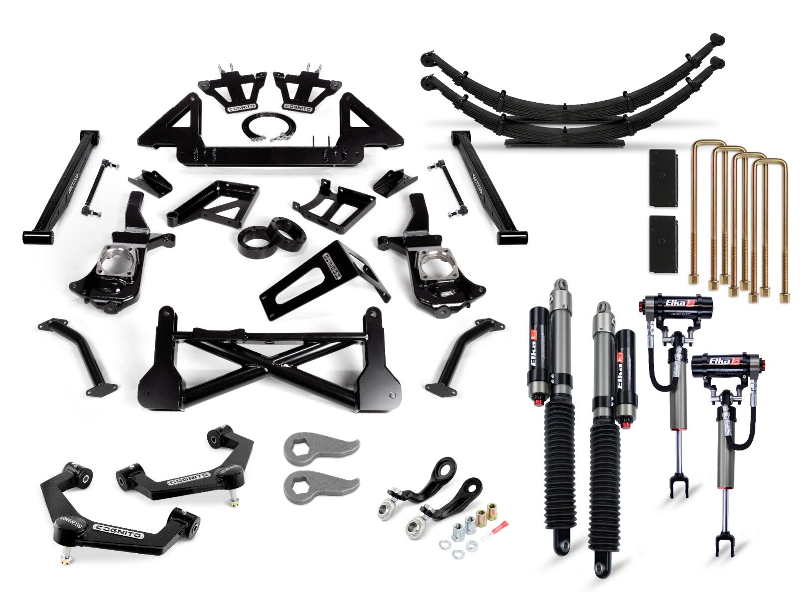 Cognito - 12-Inch Elite Lift Kit with Elka 2.5 Reservoir Shocks For 20 ...