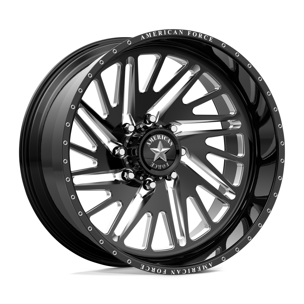 American Force - CKH12 Sidewinder CC - Black and Milled – Raized