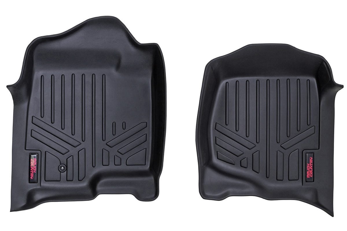 Rough Country | Heavy Duty Floor Mats [Front] - (07-13 Chevy Silverado ...